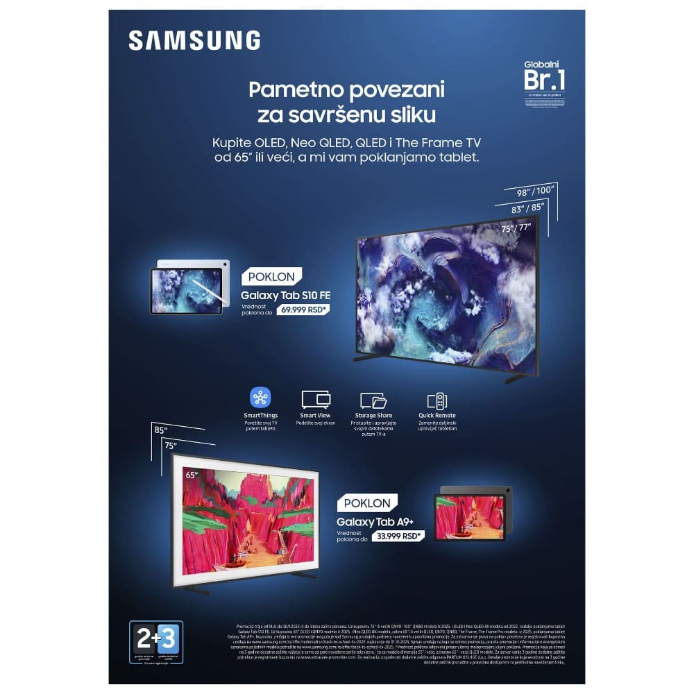 Samsung televizor QE85QN70FAUXXH, Inelektronik